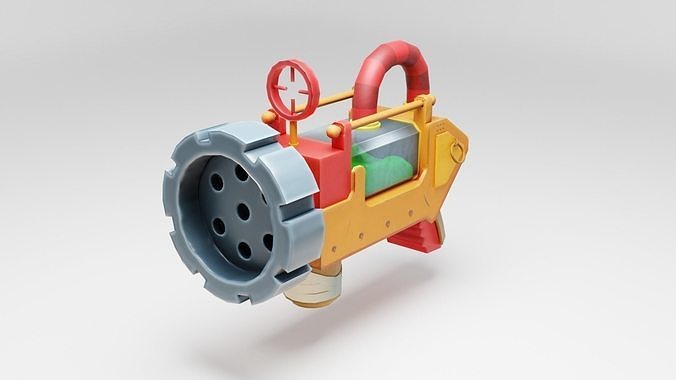 3D model Slime Gun VR / AR / low-poly | CGTrader