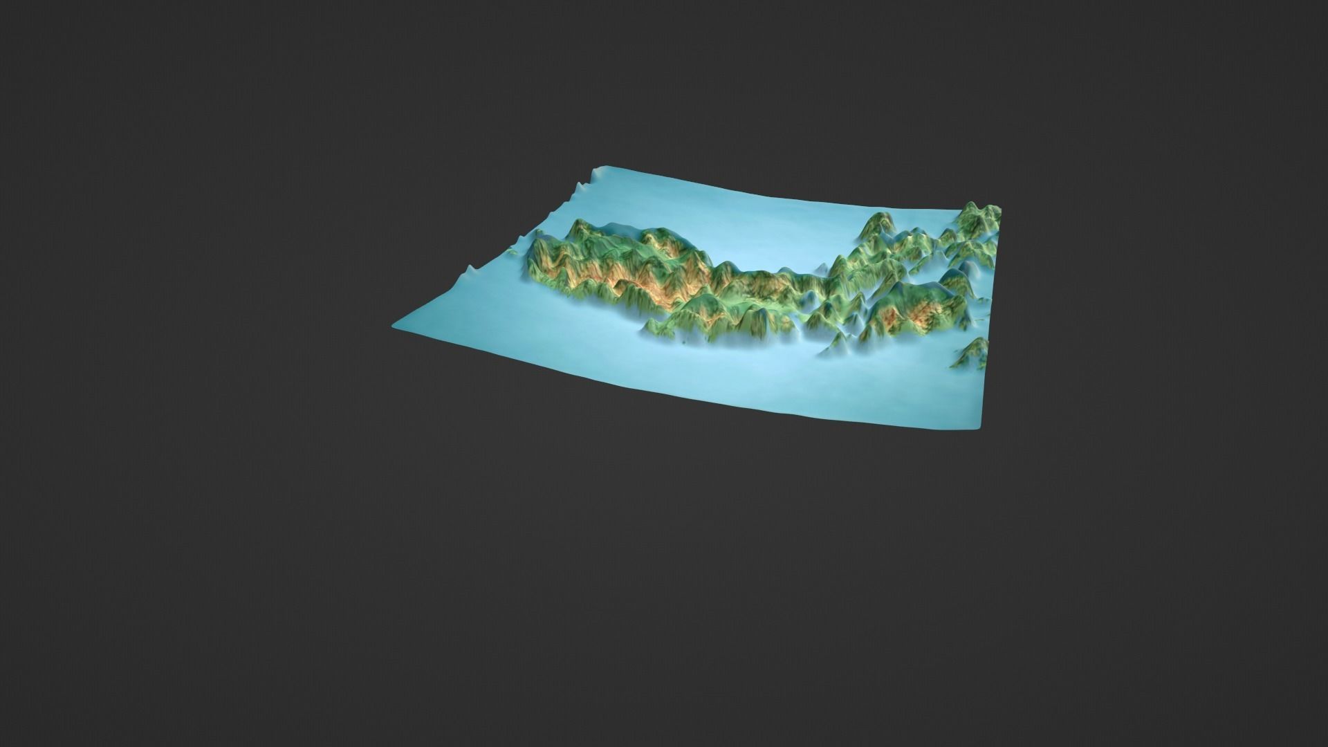 3D model Luzon Island Map Topography VR / AR / low-poly | CGTrader