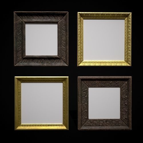 3D model Decorative Painting Frames VR / AR / low-poly | CGTrader