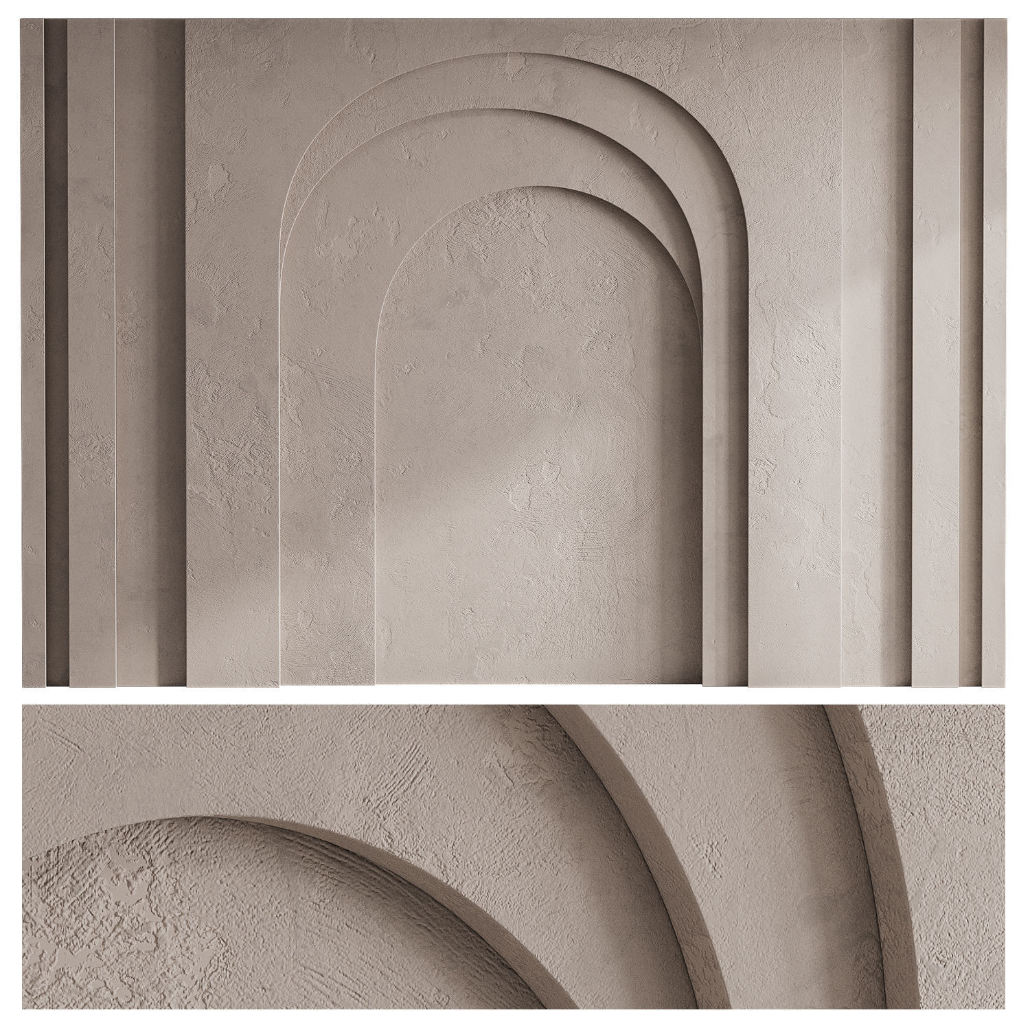 60 Wall Panel Arc 3D model | CGTrader