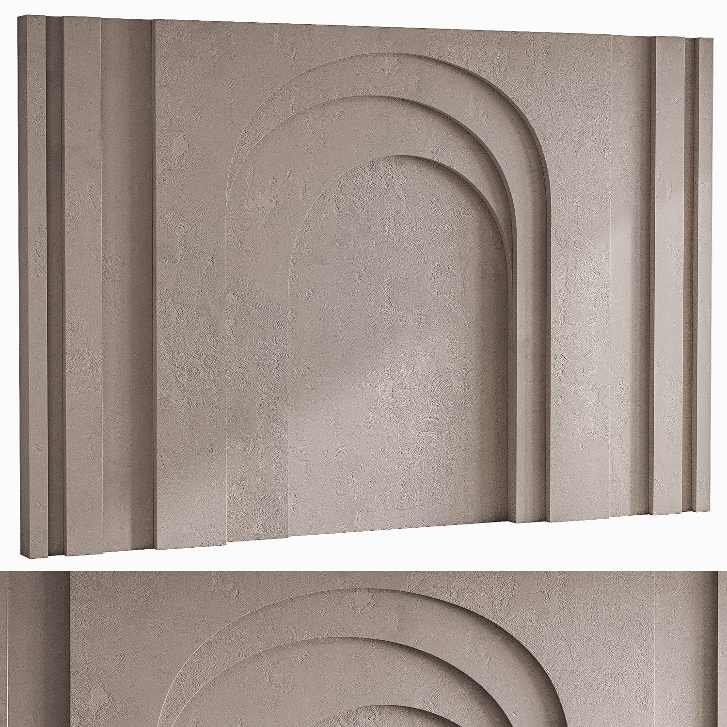 60 Wall Panel Arc 3D model | CGTrader