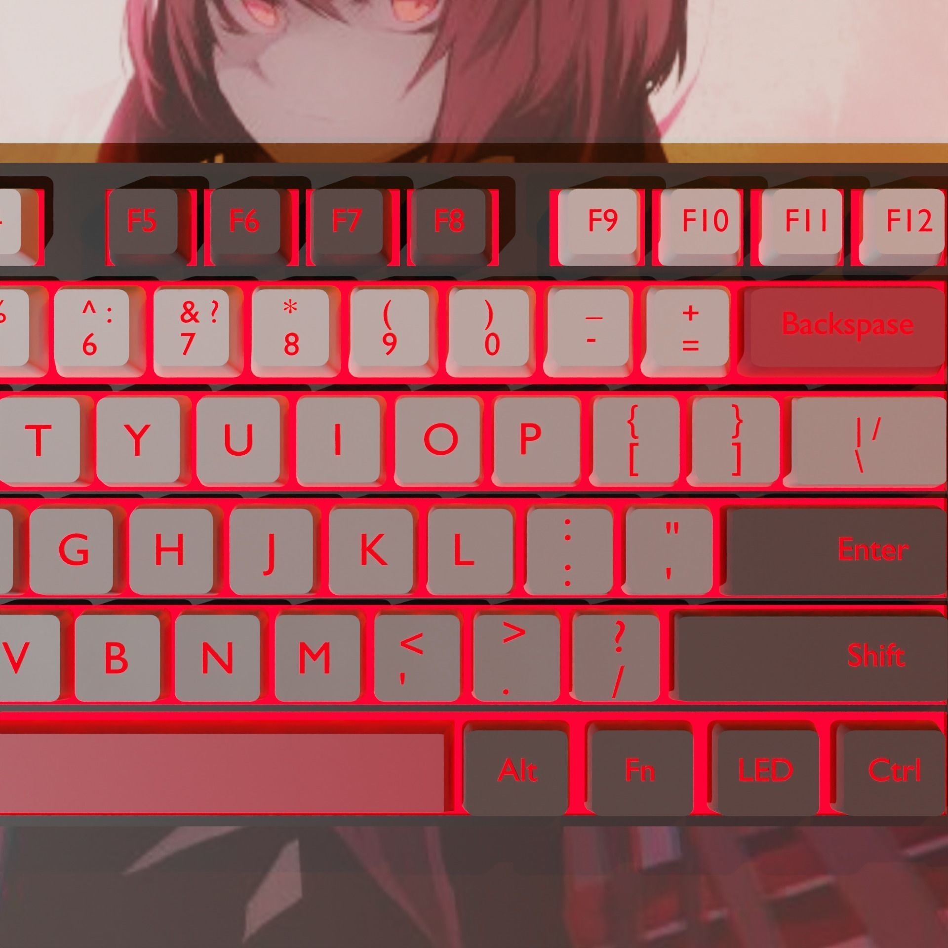 red keyboard free VR / AR / low-poly 3D model | CGTrader