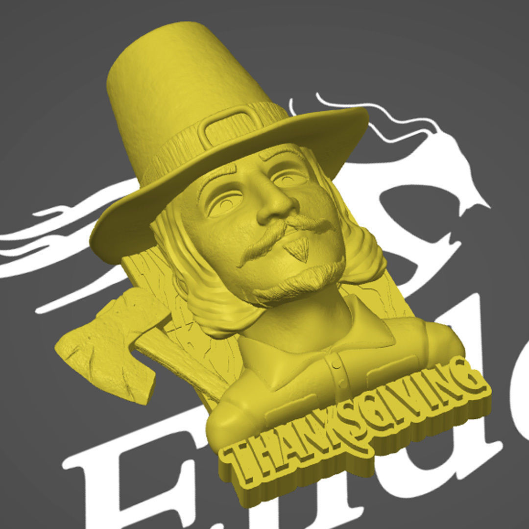 Thanksgiving John Carver v1 3D model | CGTrader