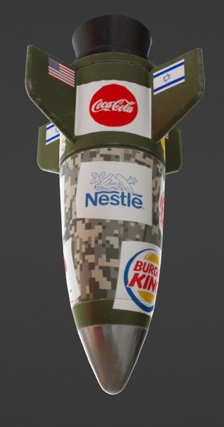 Military Bombs on Gaza free VR / AR / low-poly 3D model | CGTrader