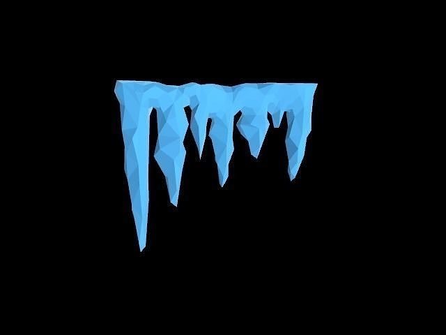 3D model Icicle VR / AR / low-poly | CGTrader