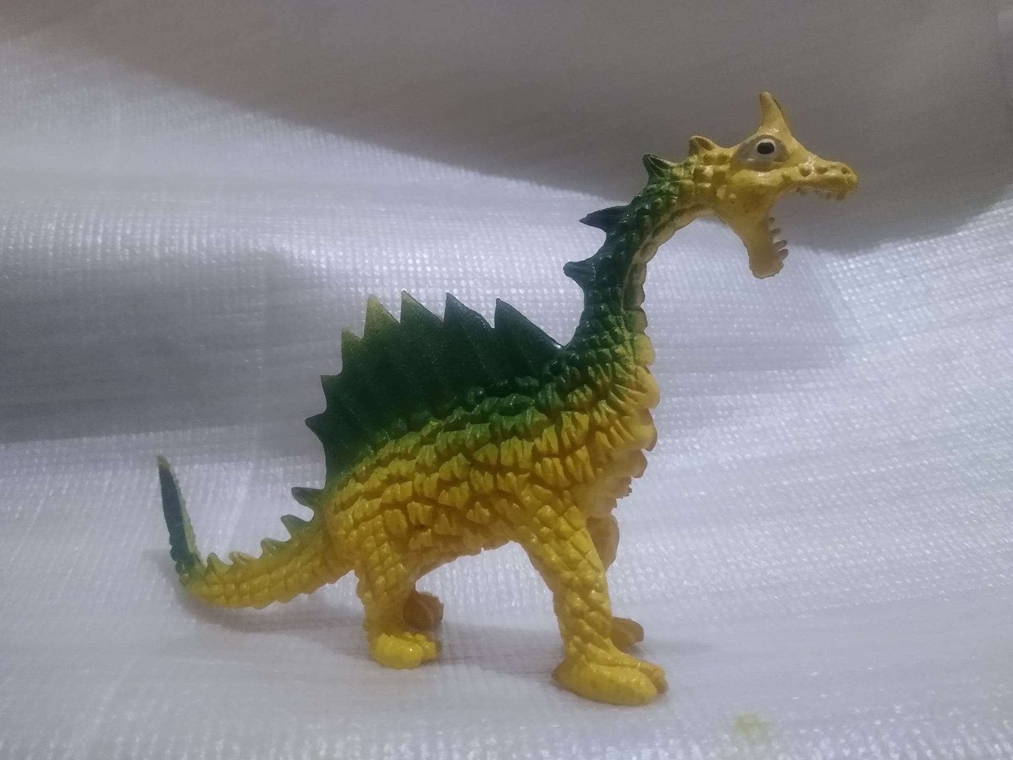 PLASTIC GREEN DRAGON VINTAGE 70s FIGURE MODEL TOY FANTASY RPG 3D model ...