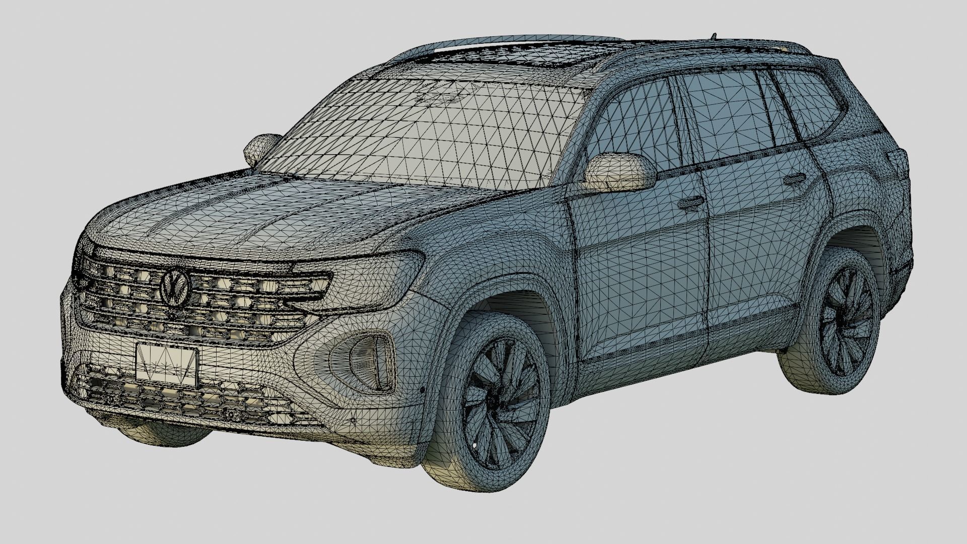 3D model Volkswagen Atlas 2024 Base Model VR / AR / low-poly | CGTrader
