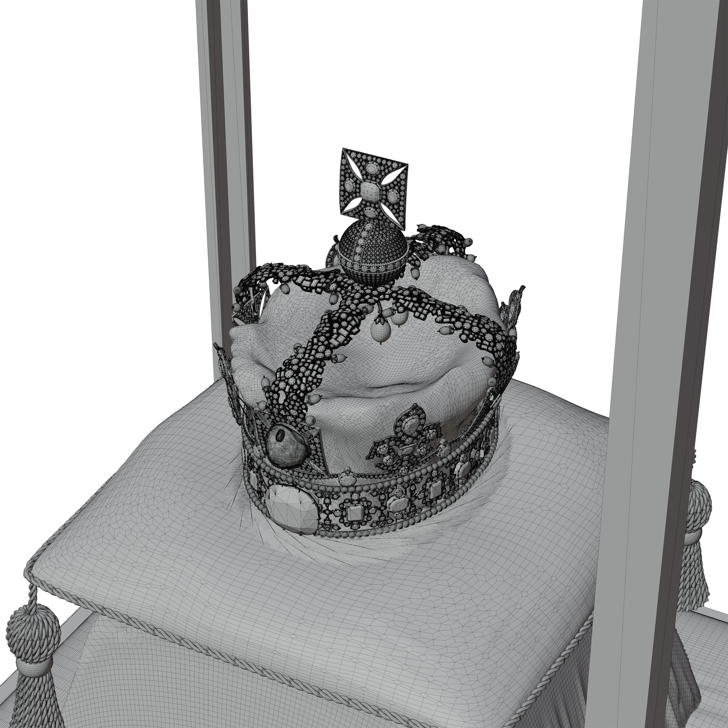 Imperial State Crown - High-Poly 3D model | CGTrader