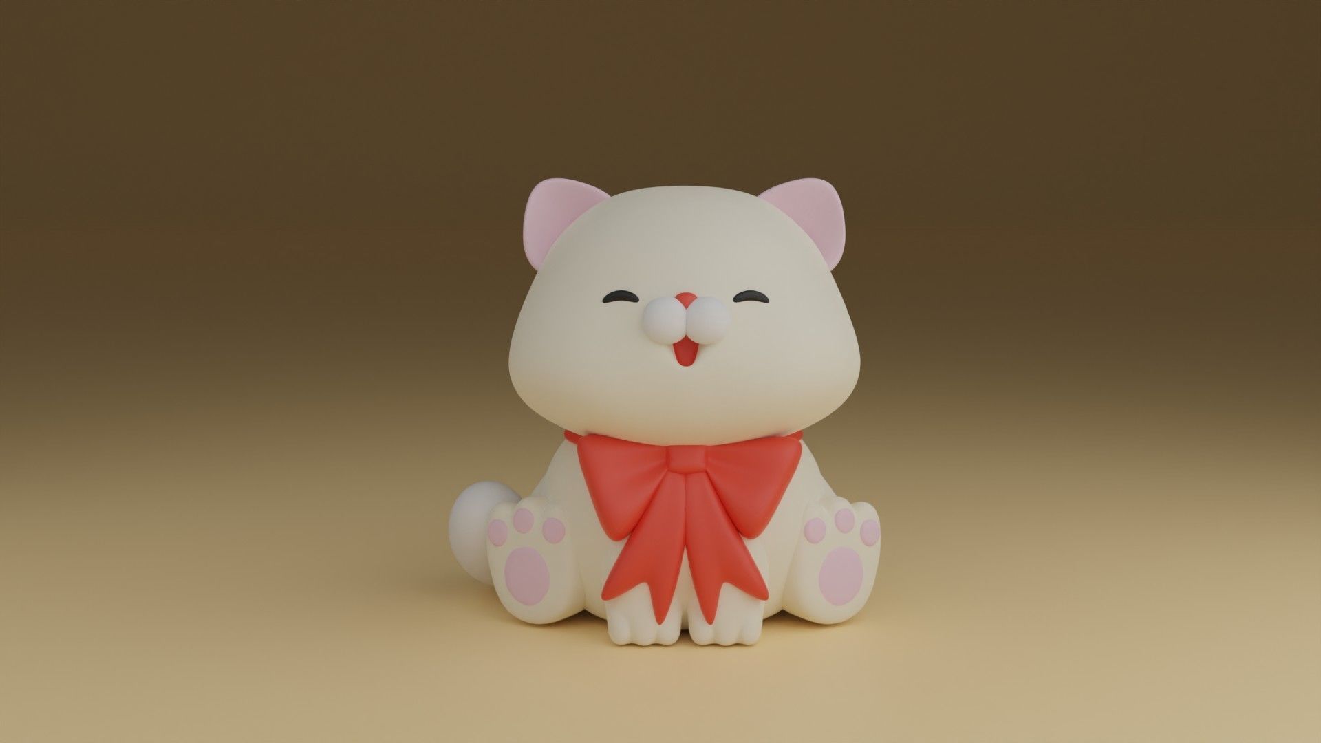cat stl 3d print model 3D model 3D printable | CGTrader