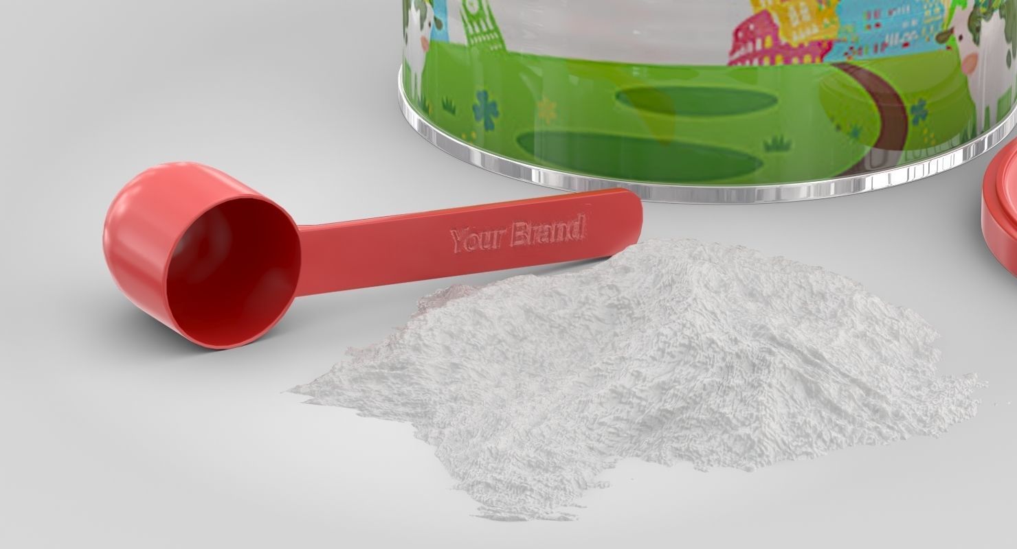 Can of powdered milk free VR / AR / low-poly 3D model | CGTrader