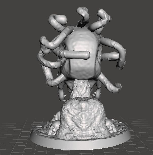 GORGON BEHOLDER BASED MINIATURE MODEL FOR FANTASY GAMES DND RPG 3D ...