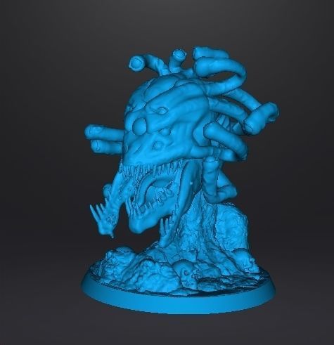 GORGON BEHOLDER BASED MINIATURE MODEL FOR FANTASY GAMES DND RPG 3D ...