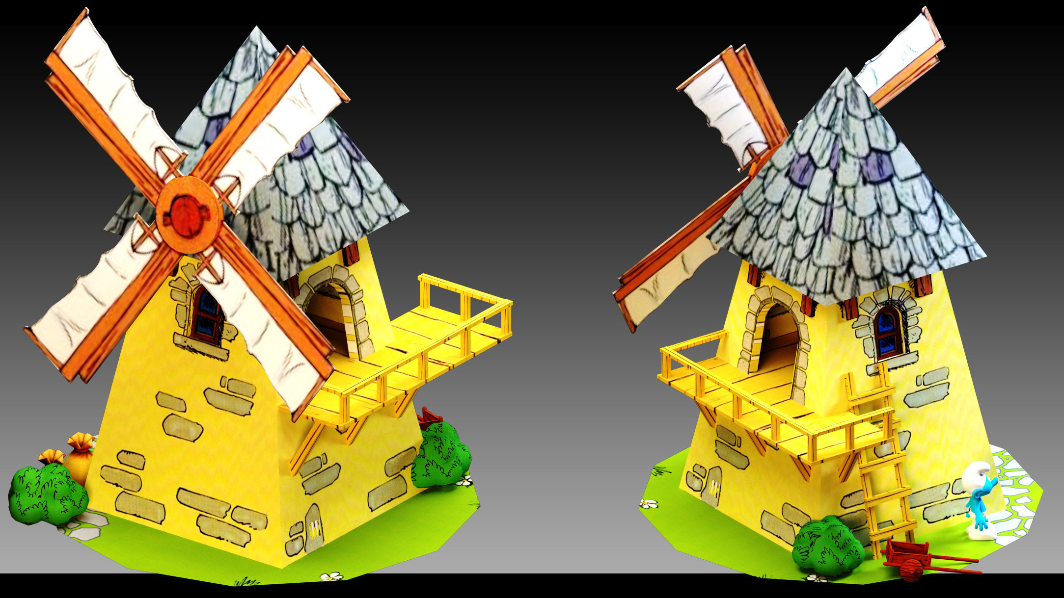 33 Funfair Objects- Vol 01- High detail 3d models 3D model | CGTrader