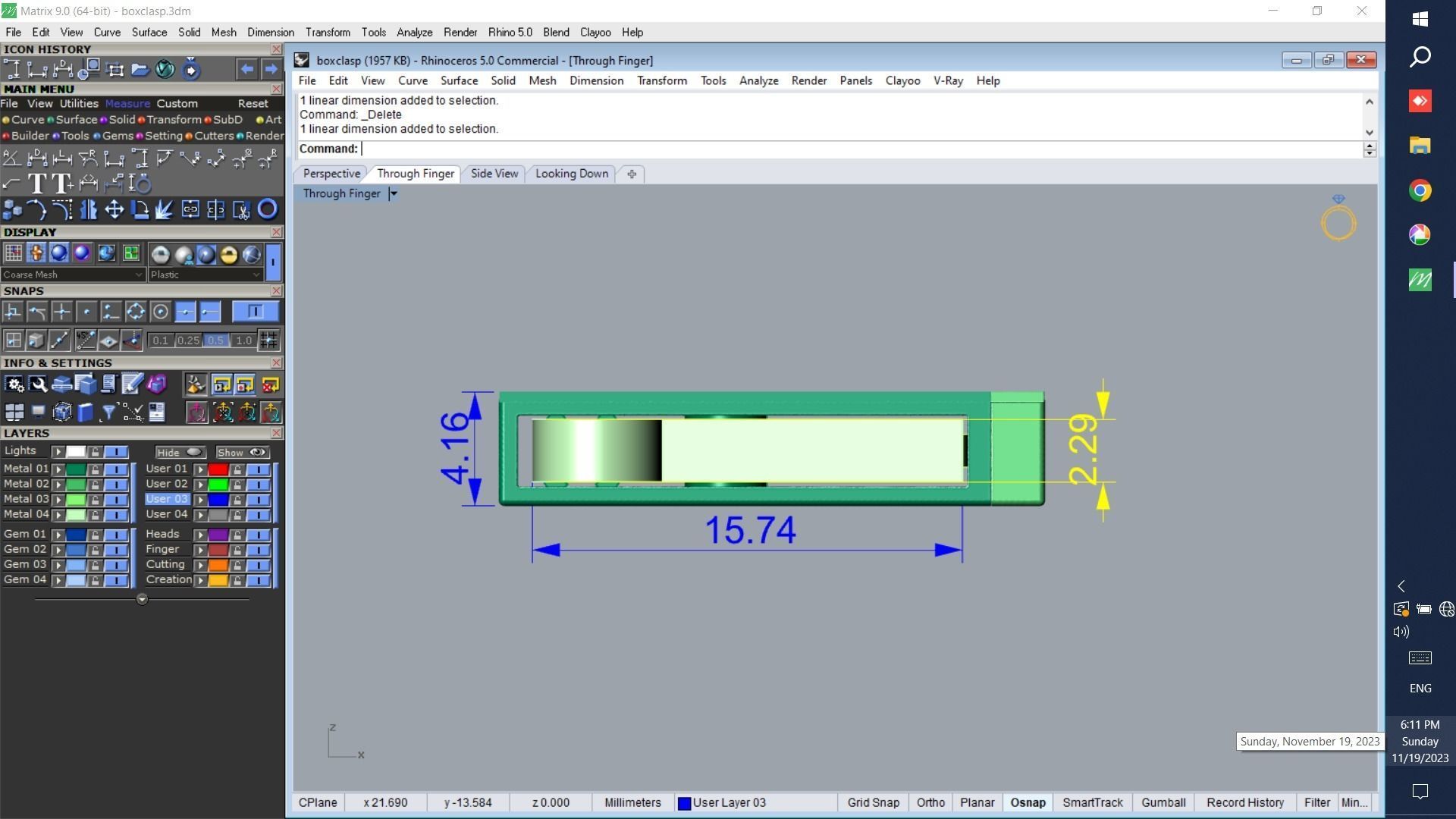 BOX SPRING CLASP LOCK 3D PRINT MODEL 3D model 3D printable | CGTrader