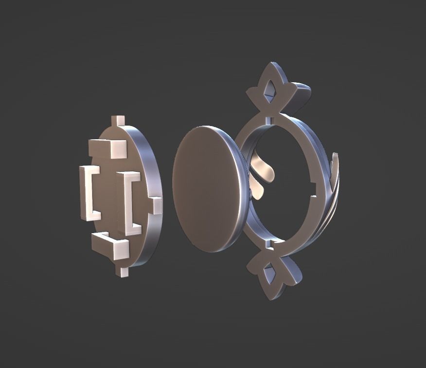 Fontaine Vision Set - Pneuma and Ousia - Genshin Impact 3D model 3D ...