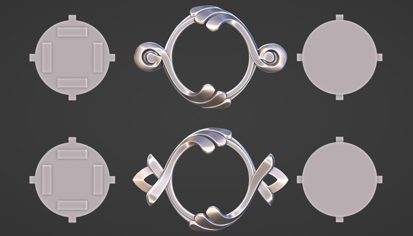 Fontaine Vision Set - Pneuma and Ousia - Genshin Impact 3D model 3D ...