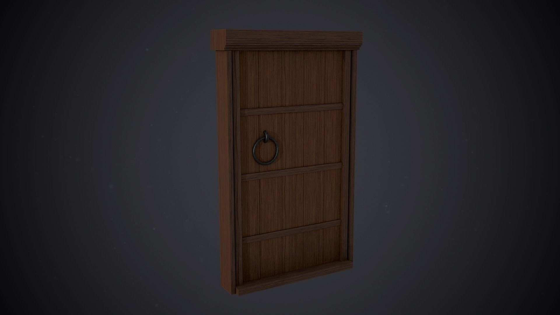 3D model Medieval Rectangular Door VR / AR / low-poly | CGTrader