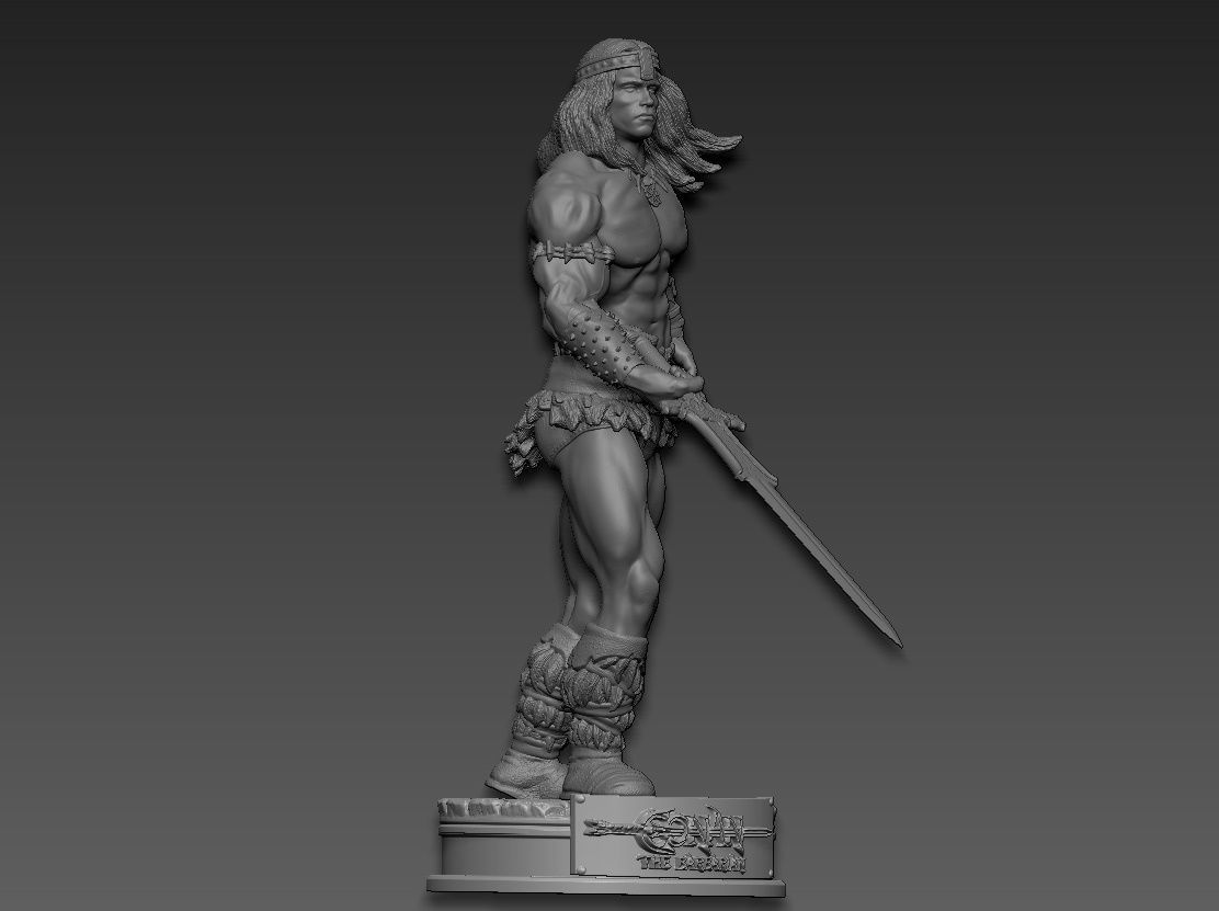 Conan the barbarian 3D model 3D printable | CGTrader