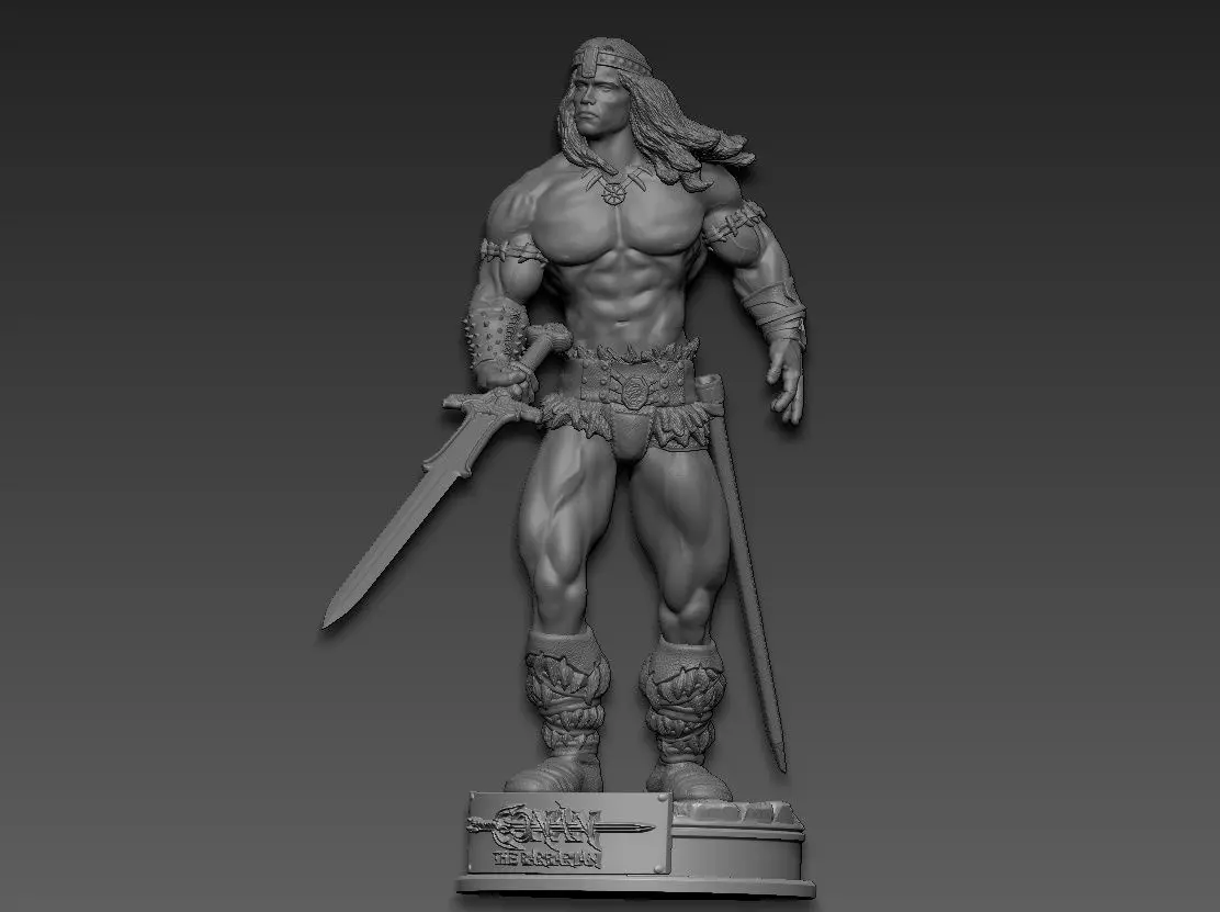Conan the barbarian 3D model 3D printable | CGTrader