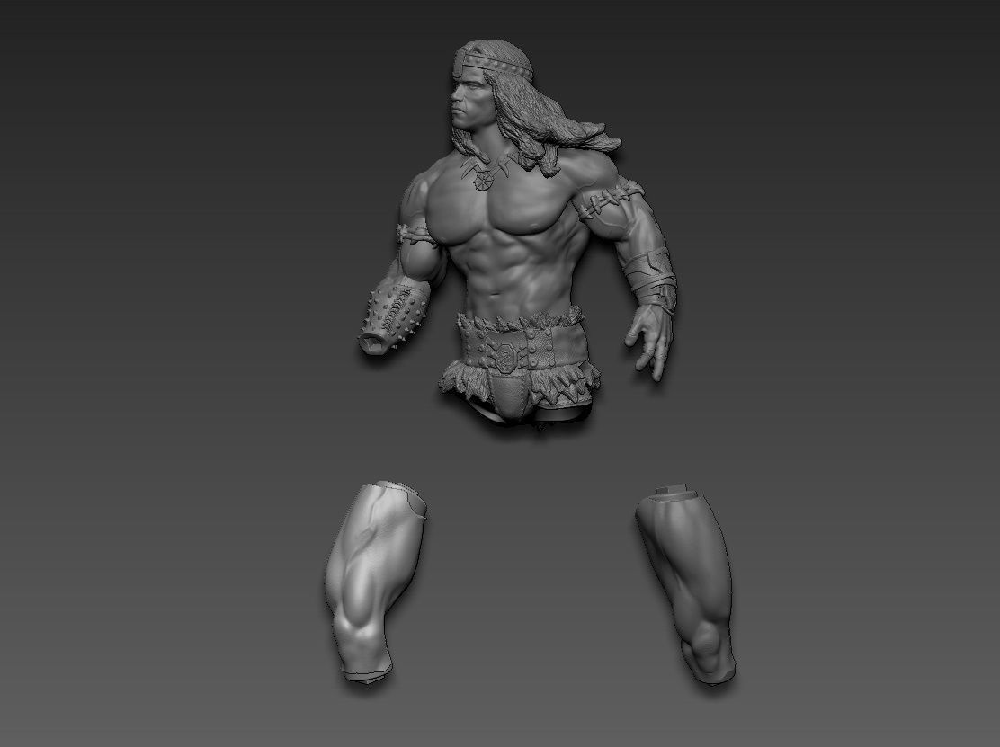 Conan the barbarian 3D model 3D printable | CGTrader