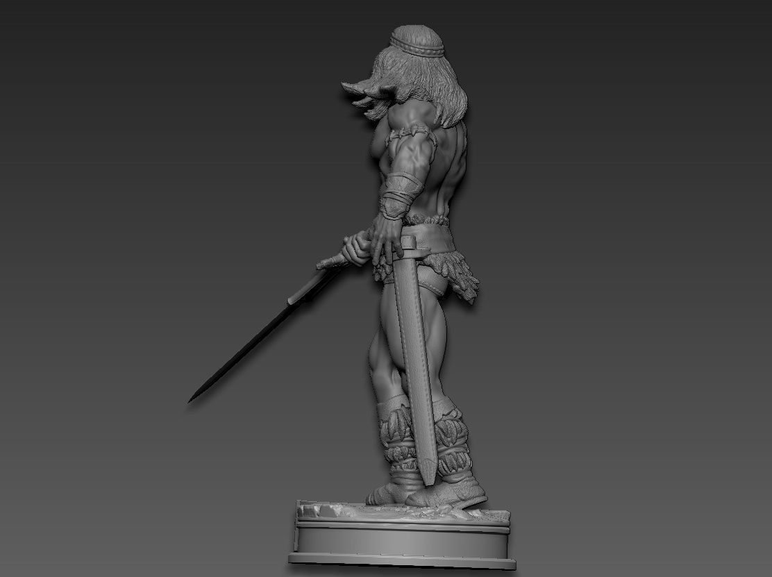 Conan the barbarian 3D model 3D printable | CGTrader
