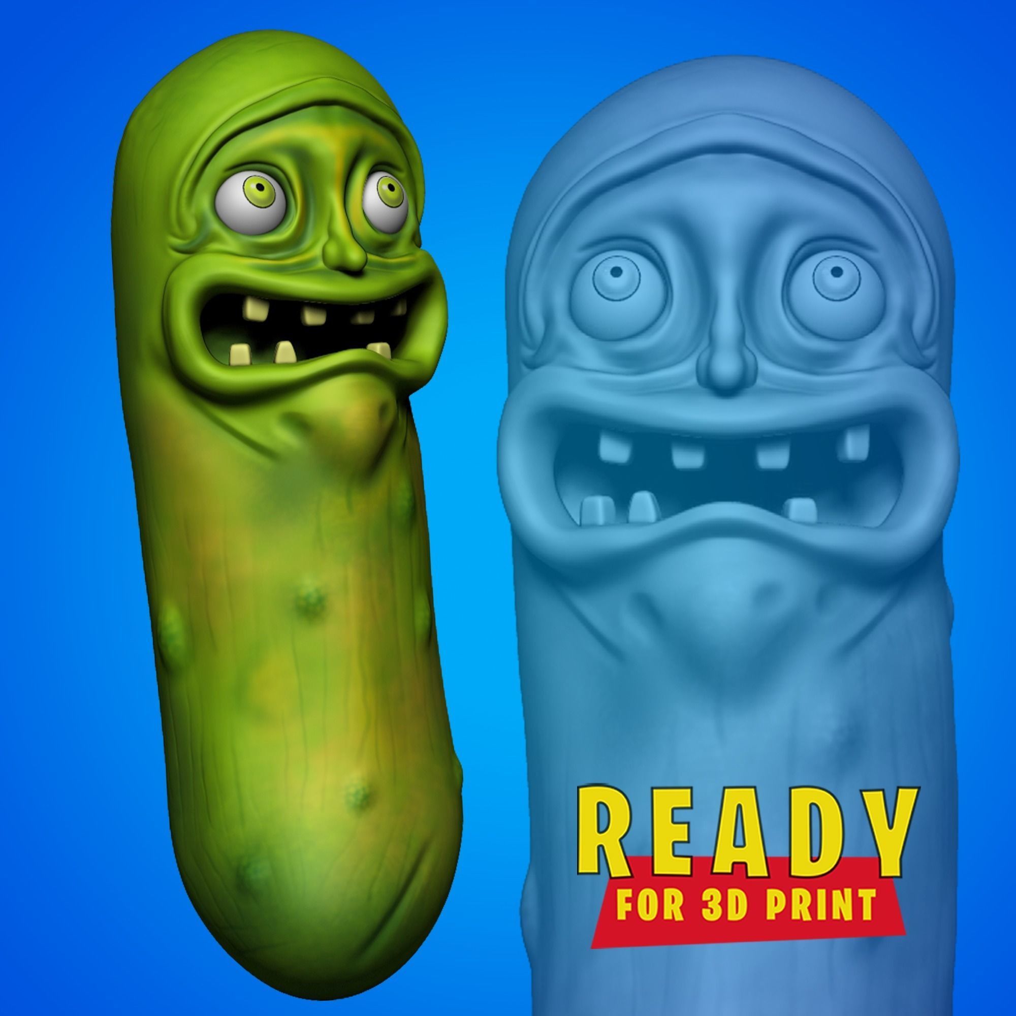 PICKLE RICK 3D model 3D printable | CGTrader