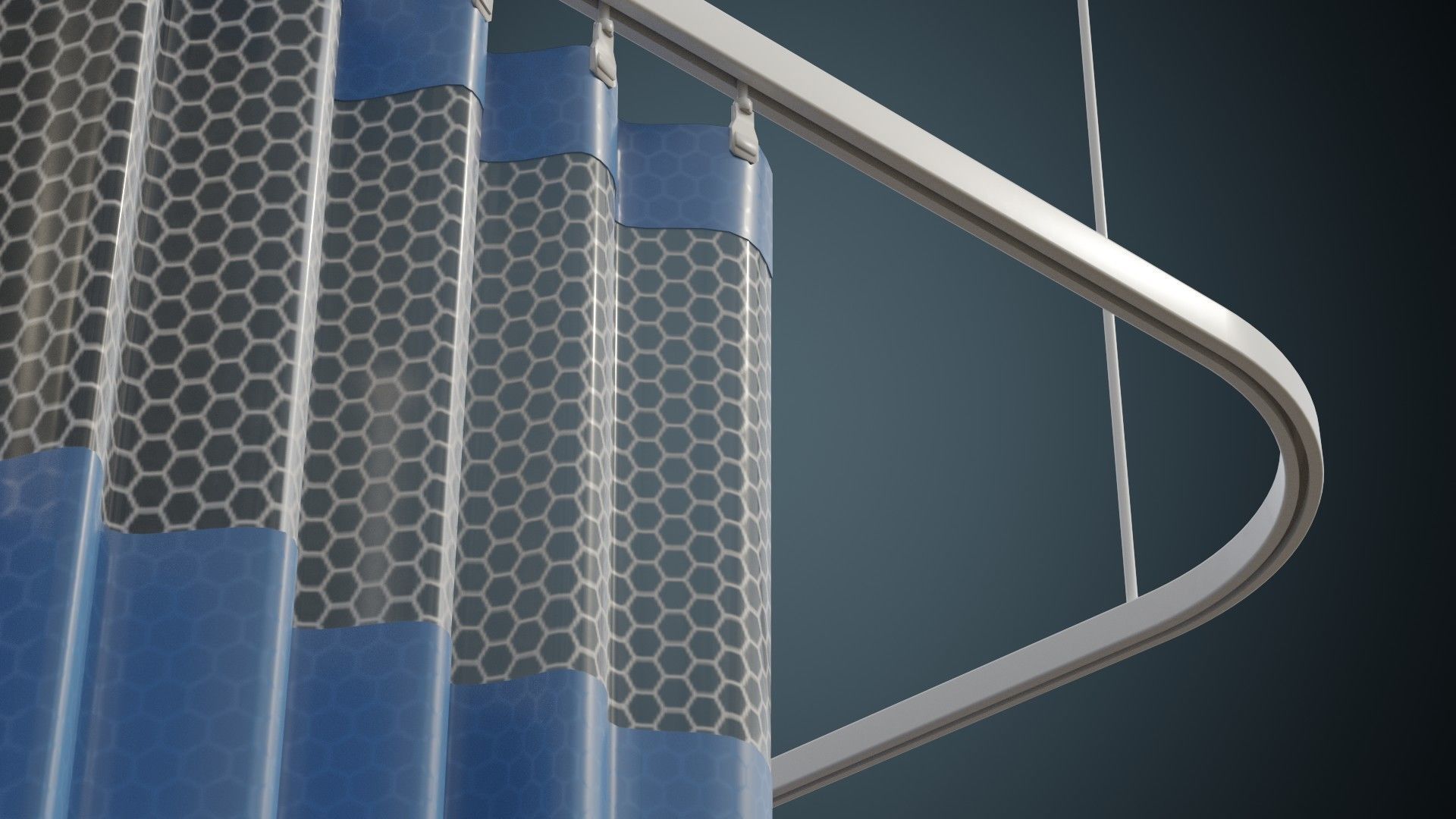 3D model Medical Curtain 1A VR / AR / low-poly | CGTrader