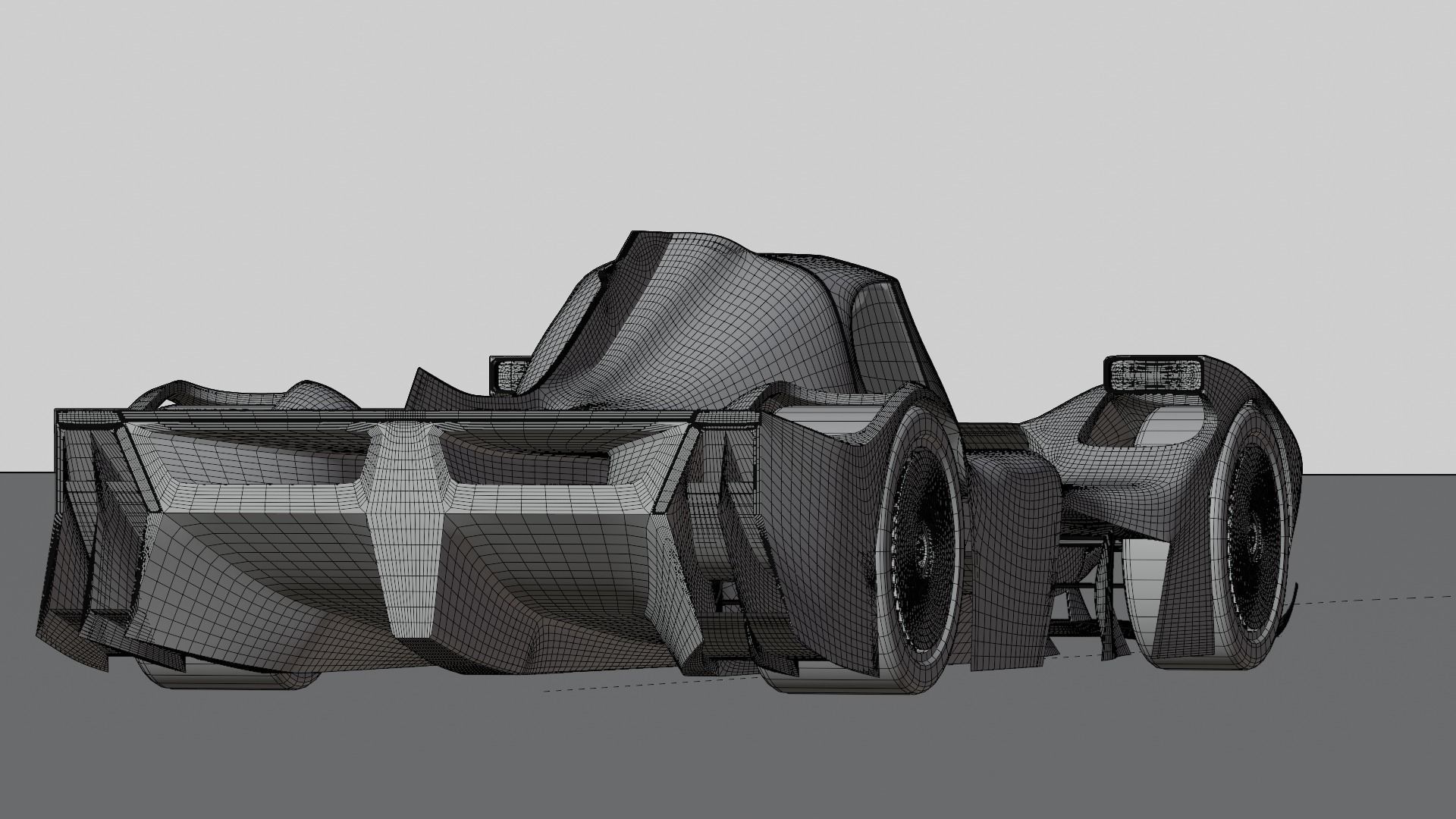 Le Mans Hyper Car Concept free 3D model animated rigged | CGTrader