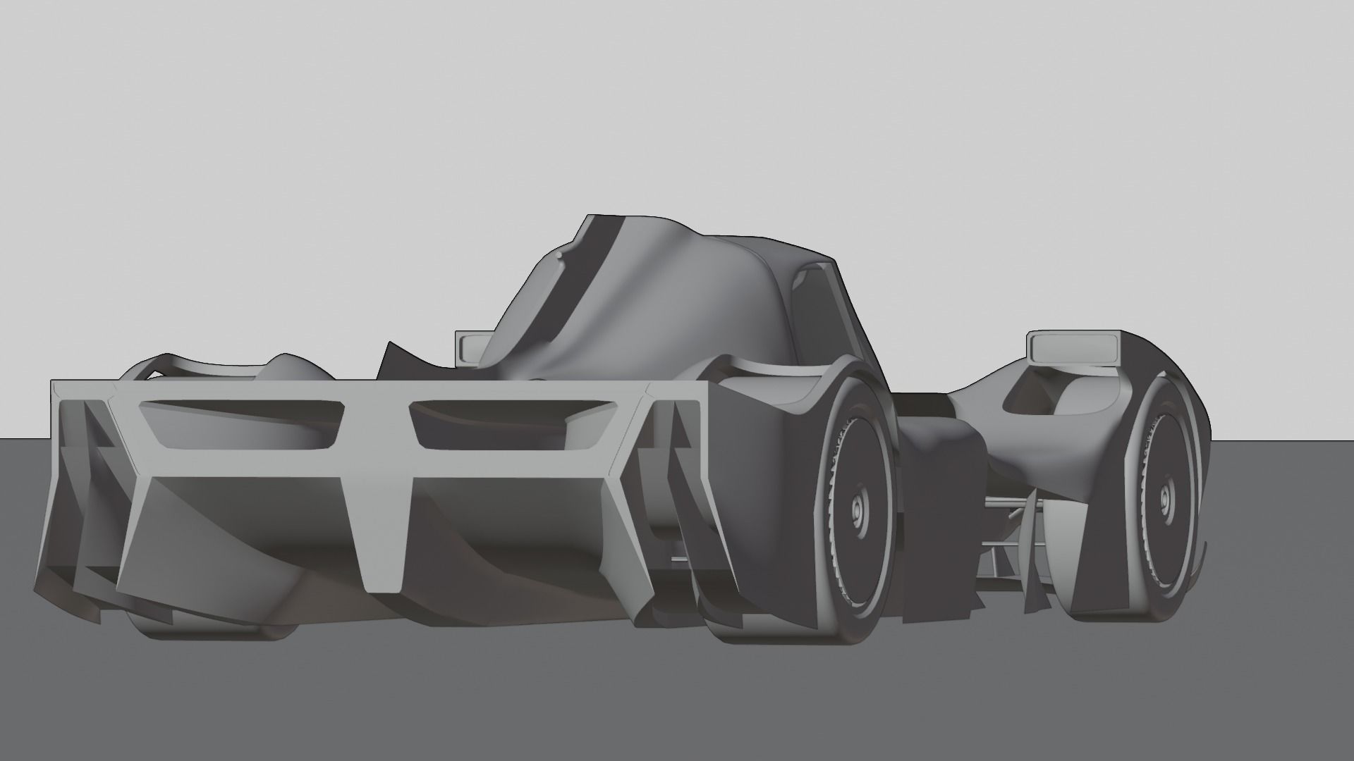 Le Mans Hyper Car Concept free 3D model animated rigged | CGTrader