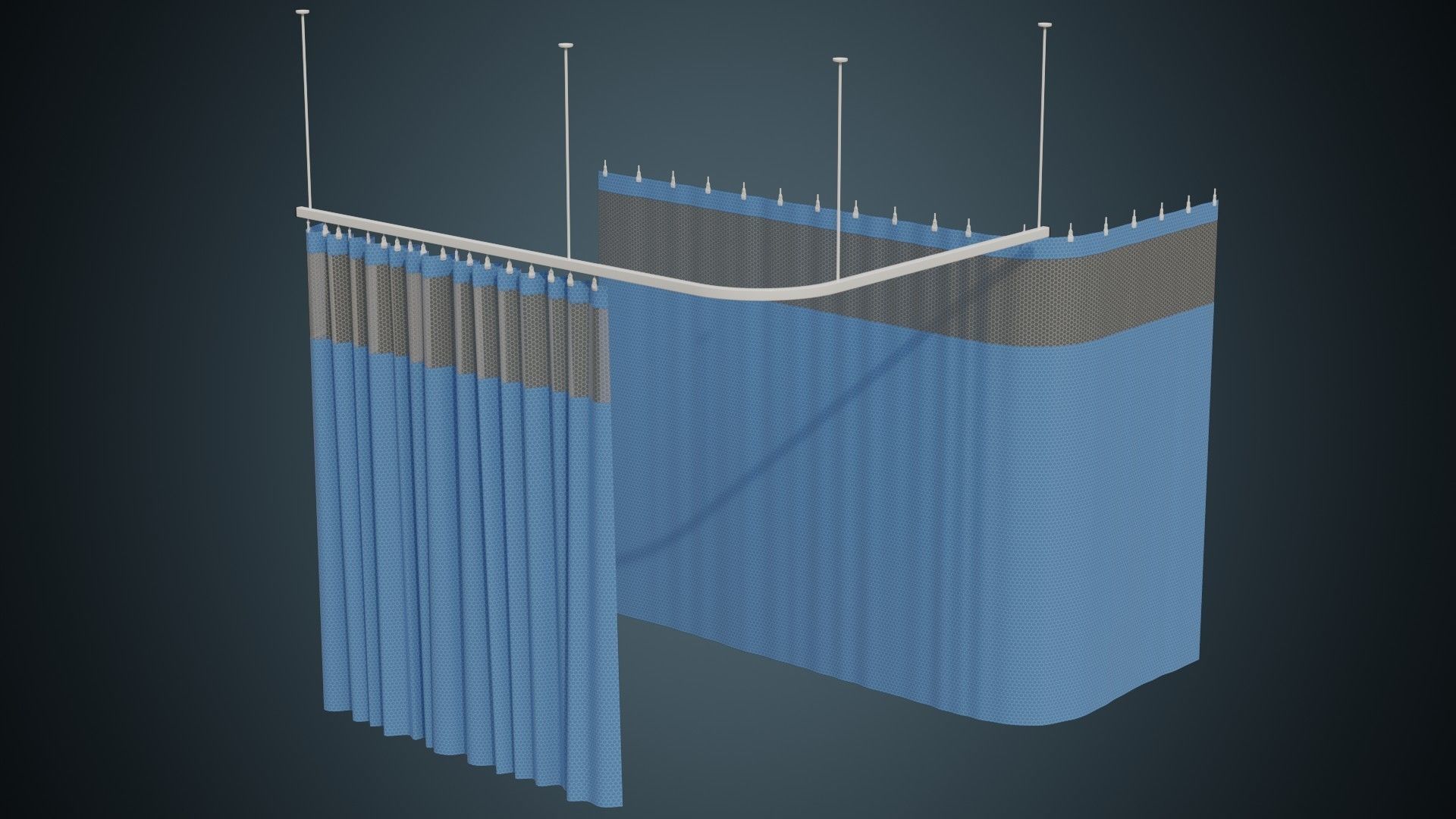 3D model Medical Curtain 1 Basic VR / AR / low-poly | CGTrader