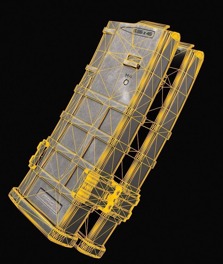 3D model Double Magazine AR-15 VR / AR / low-poly | CGTrader