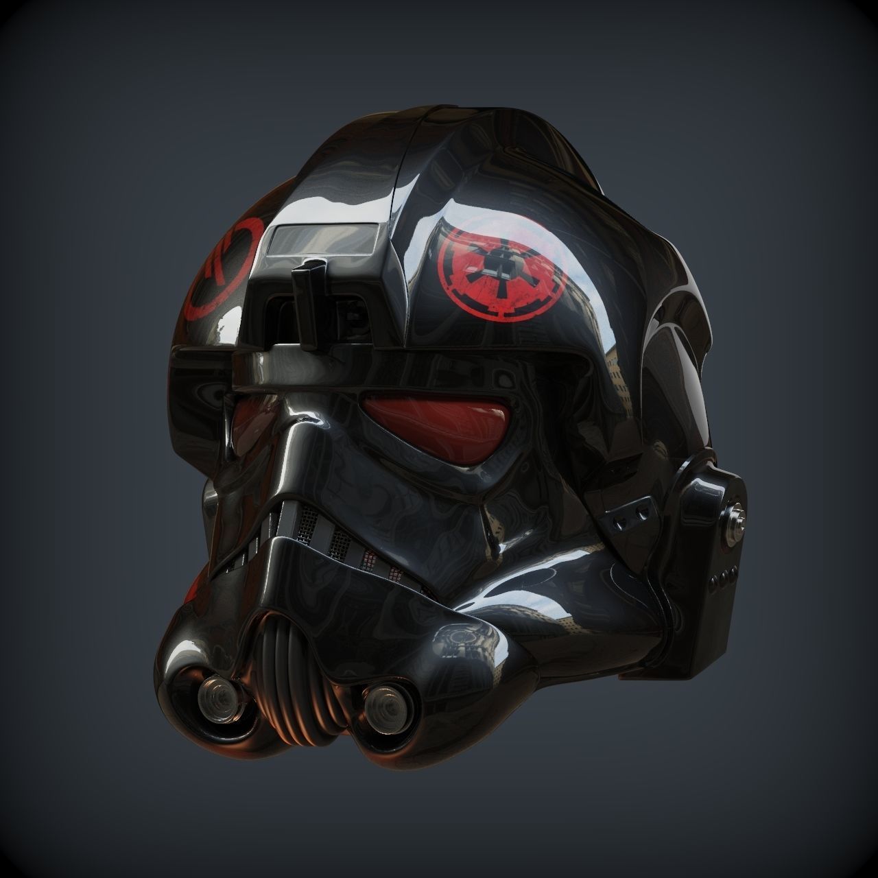 INFERNO SQUAD HELMET REAL LIFE SCALE 3D model 3D printable | CGTrader