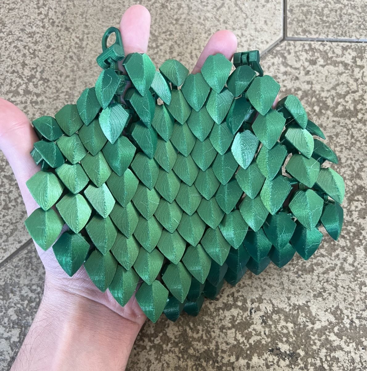 Articulated Scalemail Pauldron 3D model 3D printable | CGTrader