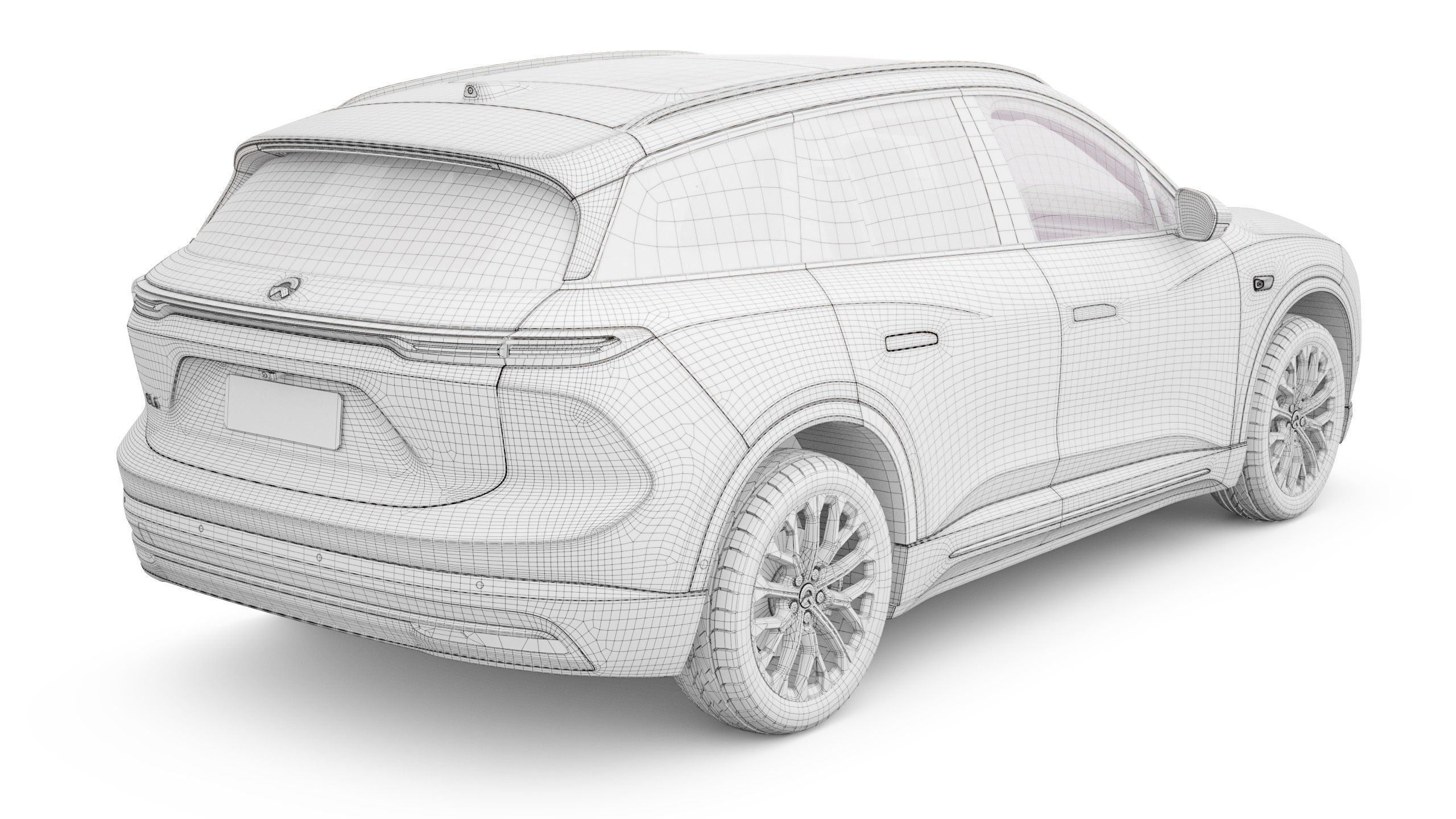 2024 NIO EL6 ES6 With Interior 3D model | CGTrader