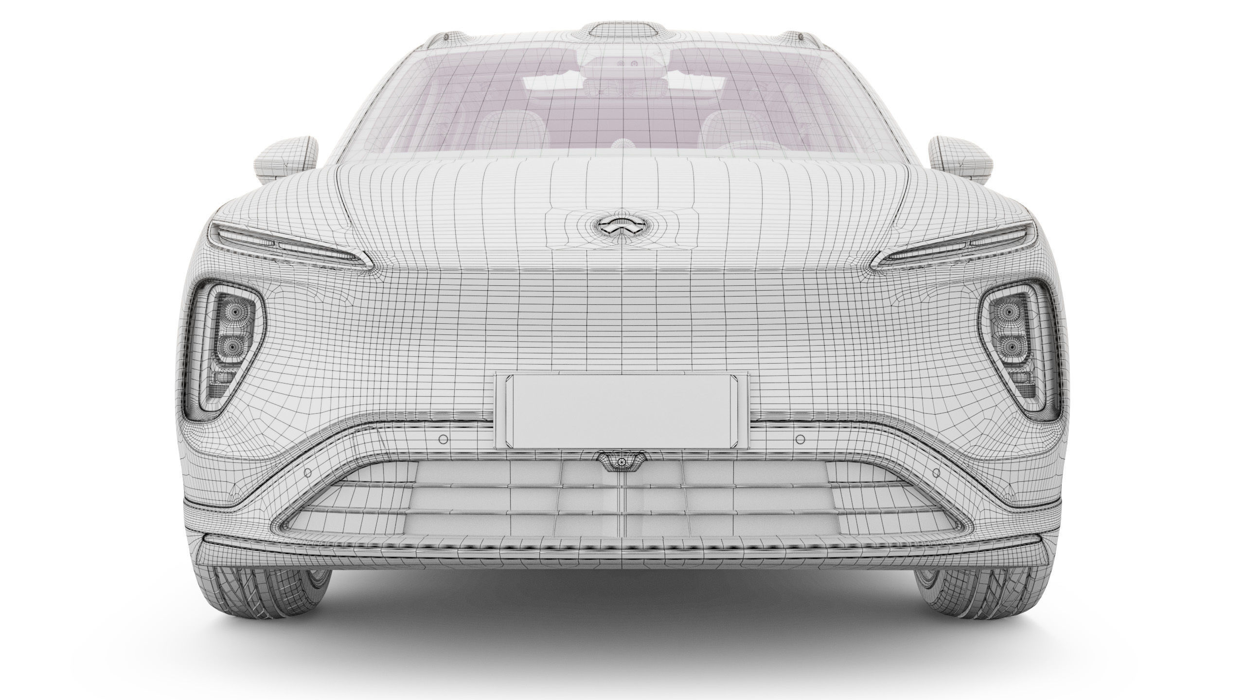 2024 NIO EL6 ES6 With Interior 3D model | CGTrader