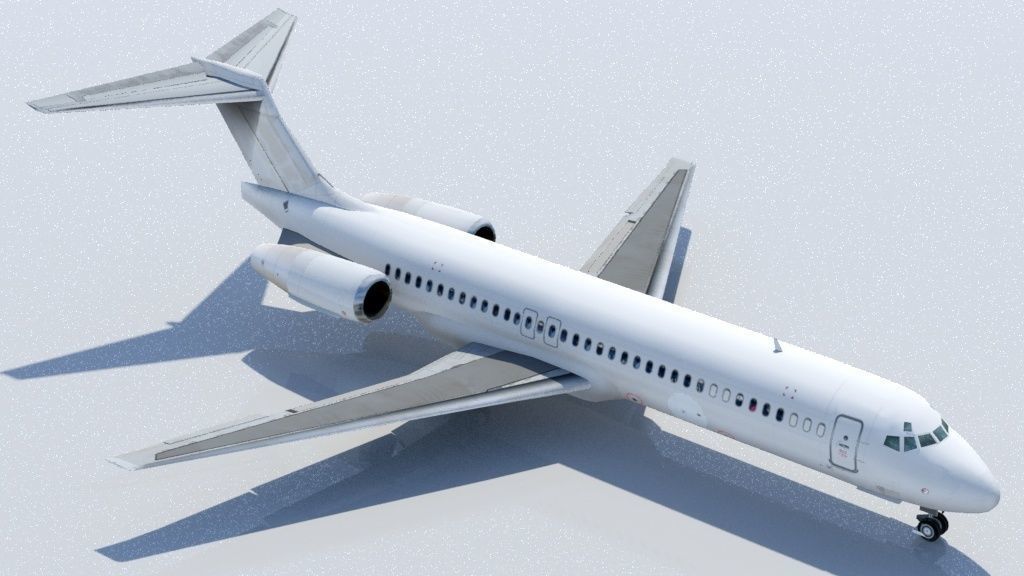 3D model B717 Low Poly Static Mesh VR / AR / low-poly | CGTrader