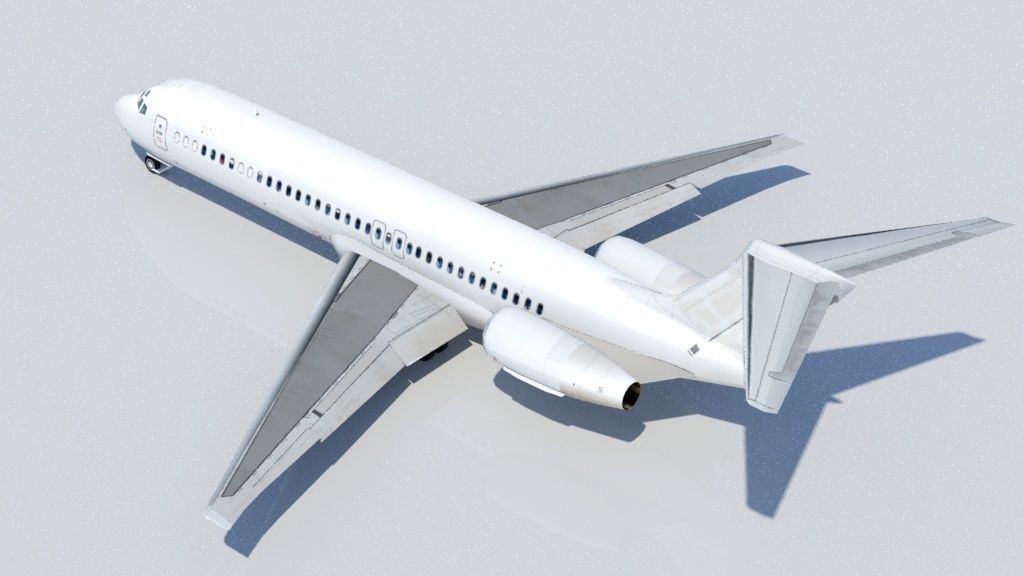 3D model B717 Low Poly Static Mesh VR / AR / low-poly | CGTrader