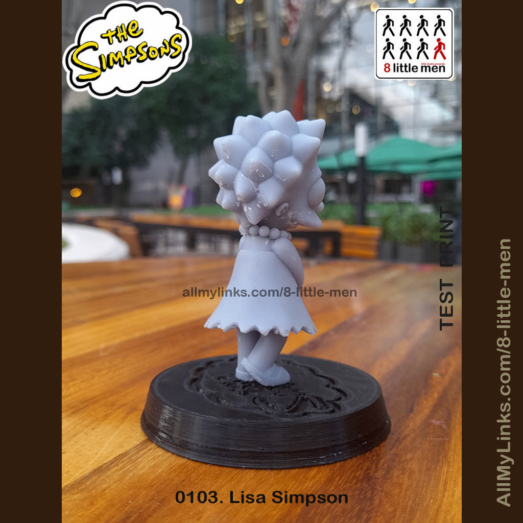 0103 Lisa Simpson 3D model 3D printable | CGTrader