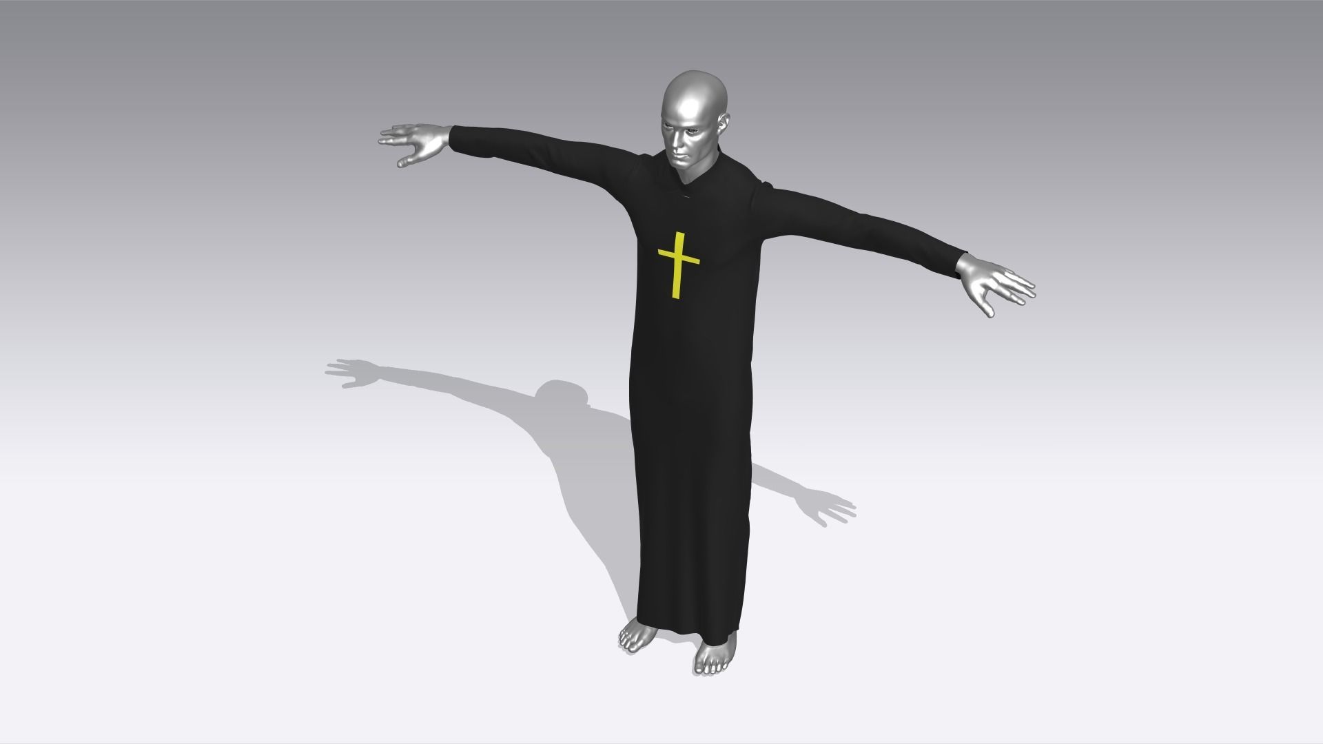 3D model Priest Clerical Clothing VR / AR / low-poly | CGTrader