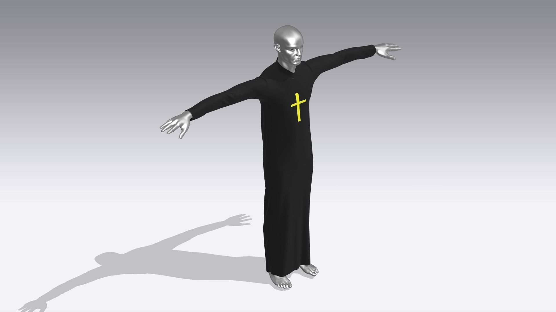 3D model Priest Clerical Clothing VR / AR / low-poly | CGTrader