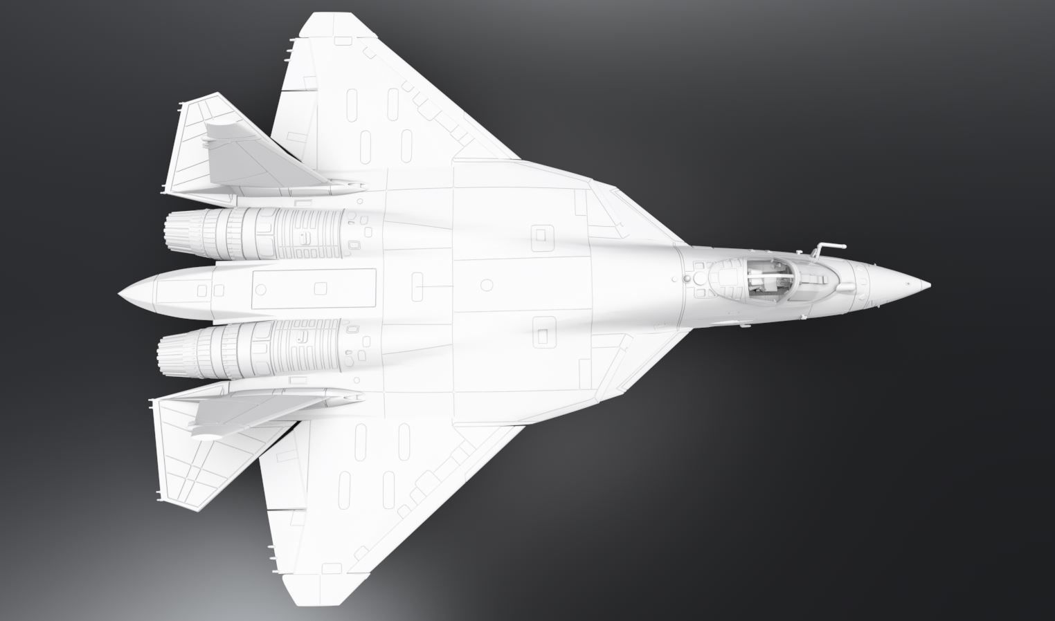 SU 57 Scale model 3D model 3D printable | CGTrader