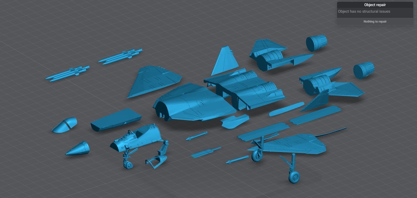 SU 57 Scale model 3D model 3D printable | CGTrader