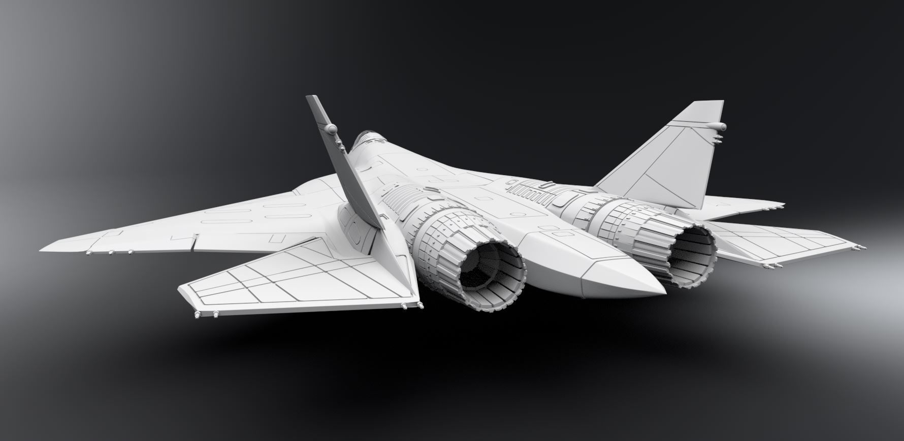 SU 57 Scale model 3D model 3D printable | CGTrader