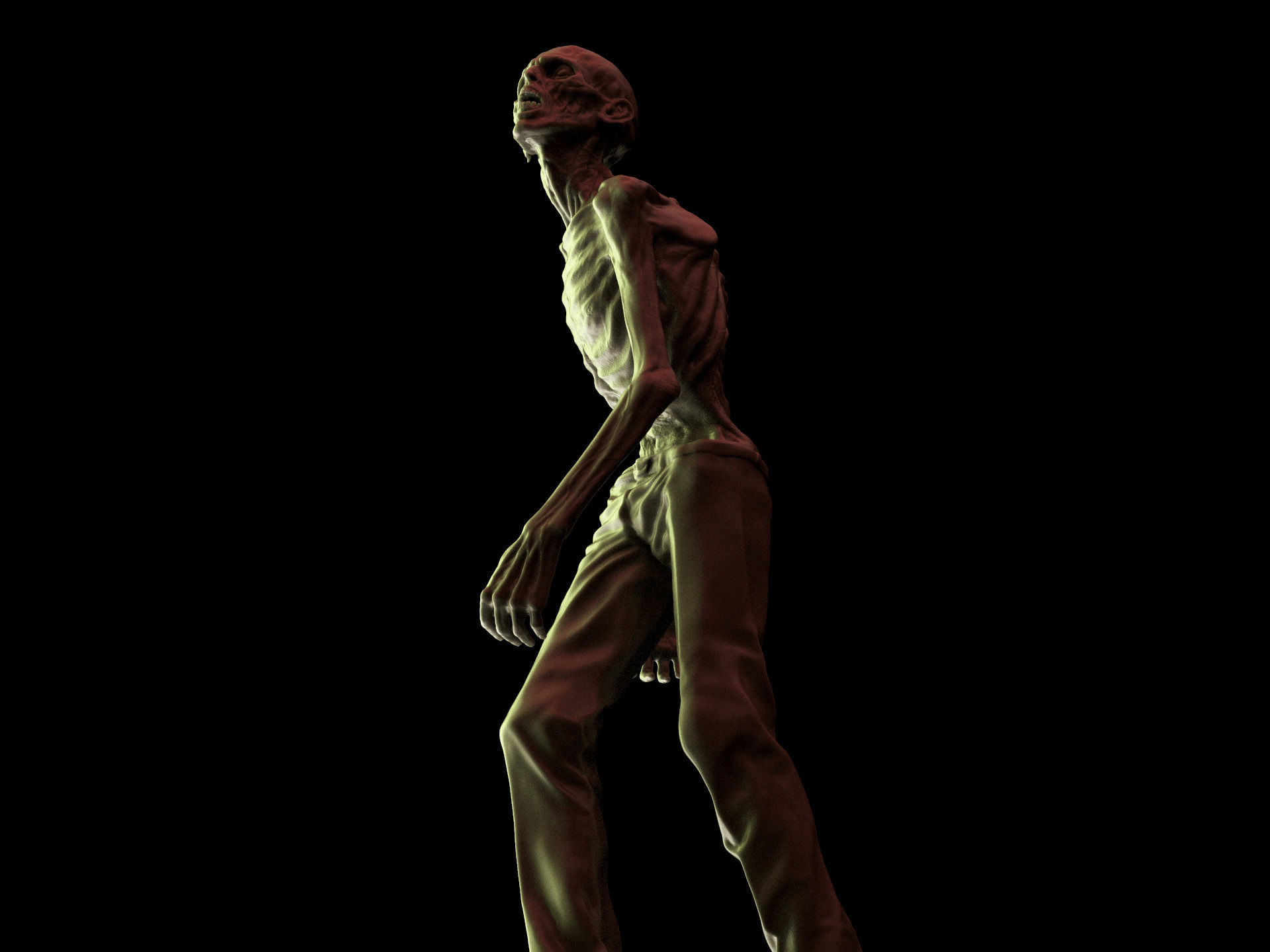 Zombie 3D model 3D printable | CGTrader