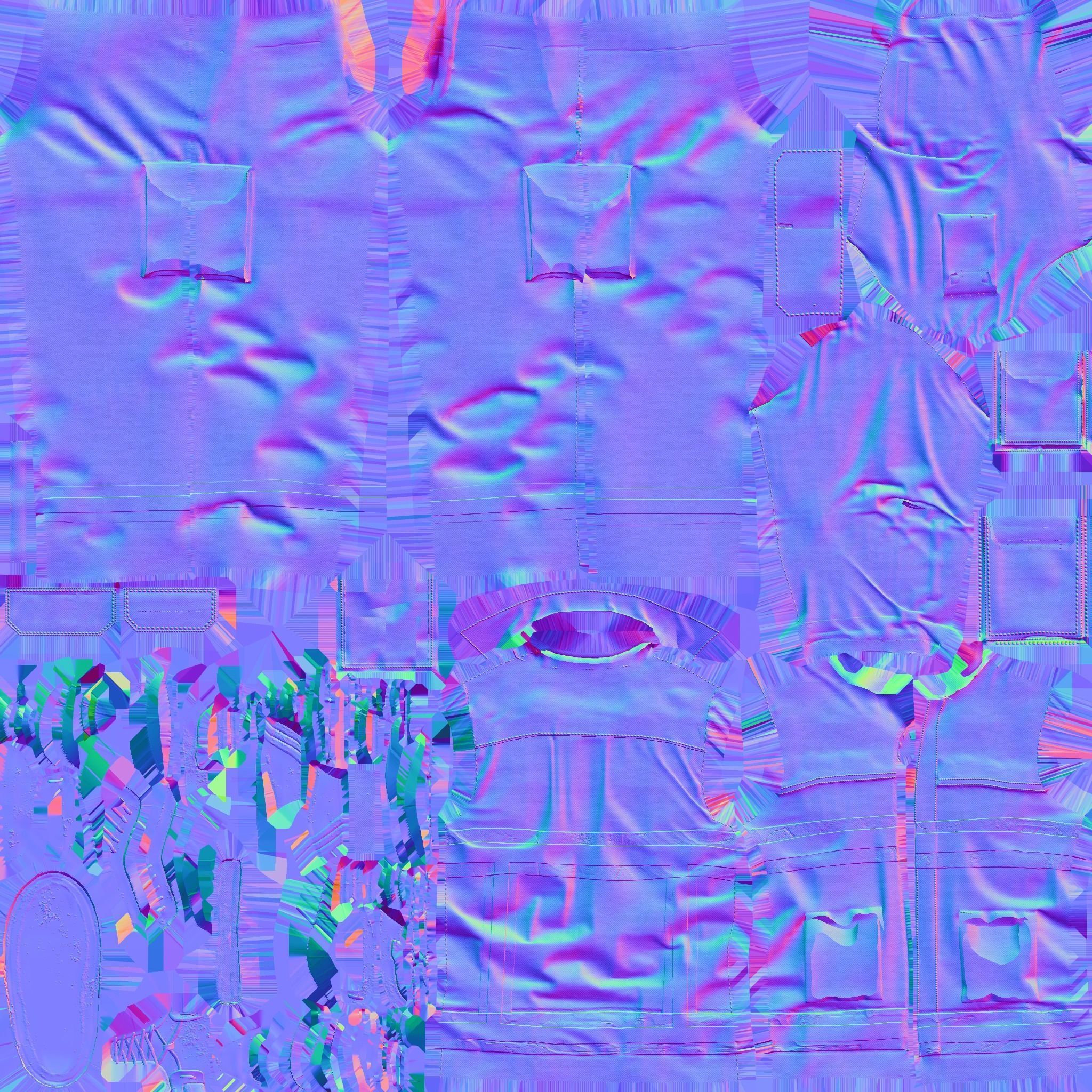 High-Quality Fireman 3D Model for Realistic Simulations Texture ...