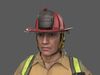 High-Quality Fireman 3D Model for Realistic Simulations Texture ...