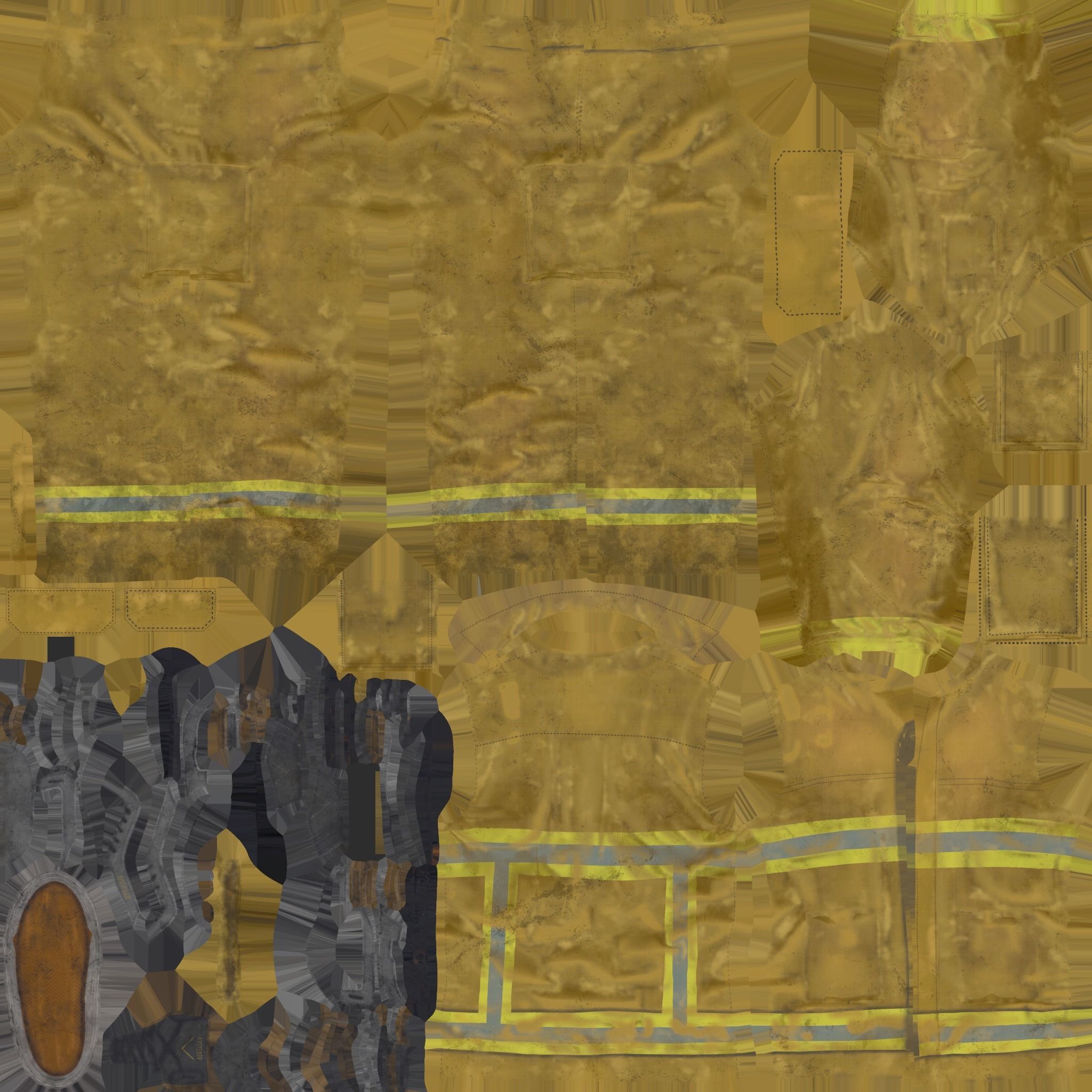 High-Quality Fireman 3D Model for Realistic Simulations Texture ...