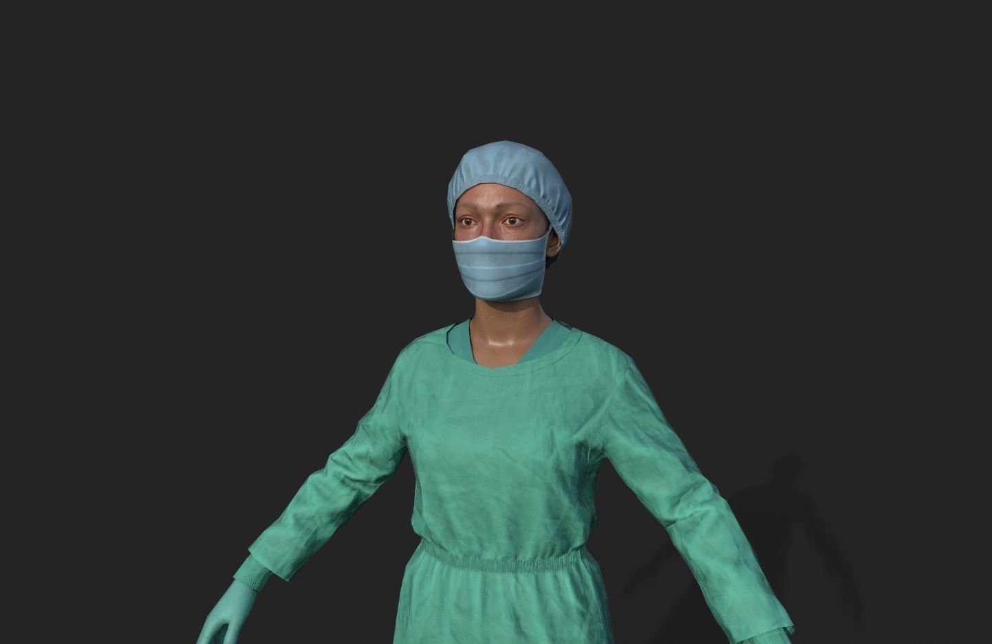 Premium Surgical Doctor 3D Model with Detailed Textures 3D model ...