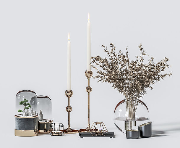 Modern combination decoration vase and 3D model | CGTrader