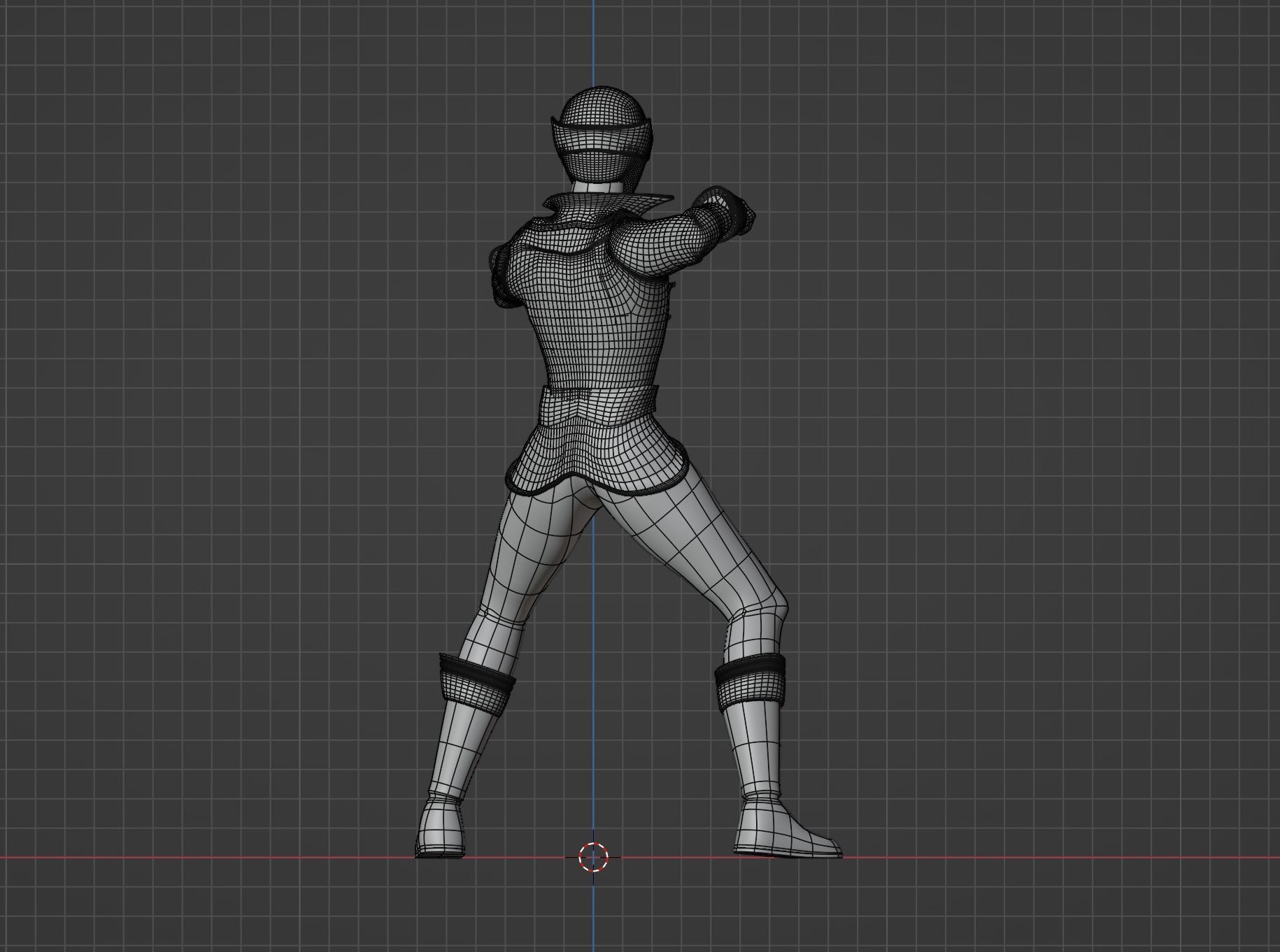 Blue Pirate Ranger - Power Rangers Pirates 3D model rigged | CGTrader